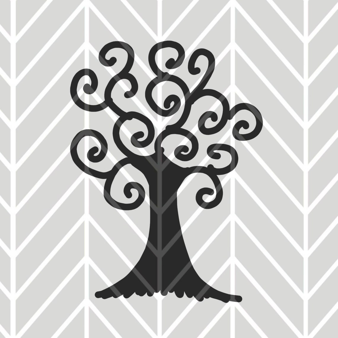 Whimsical Tree / Curly Tree / SVG FILE Digital Download / Svg - Etsy