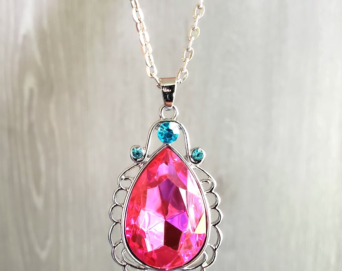 Pink Amulet, Sofia the 1st , Sophia the First Necklace, Pretend Magical ...