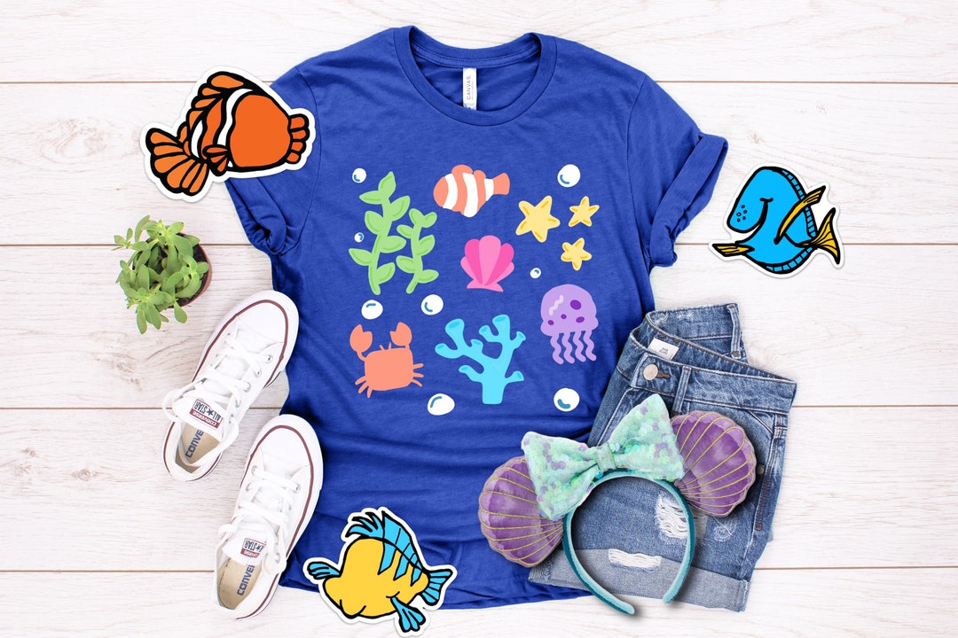 Under the Sea Creatures Shirt / Cruise Shirt / Beach Shirt Unisex Lots ...