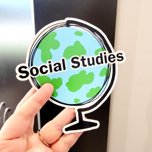 Pack of 6 SCHOOL SUBJECT Magnets / Hand Drawn Doodles for Teachers ...