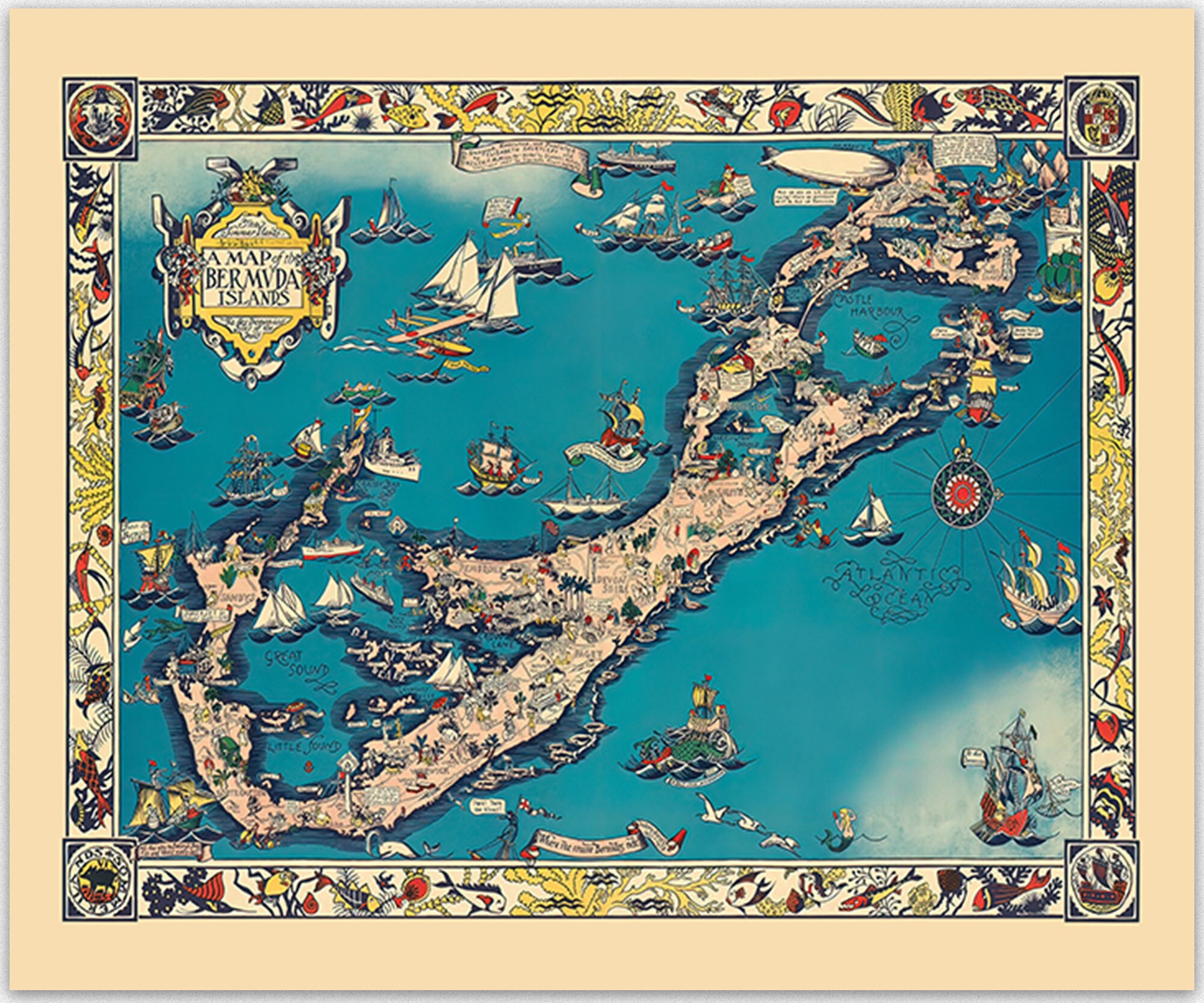 Maps Of Horseshoe Bay Bermuda