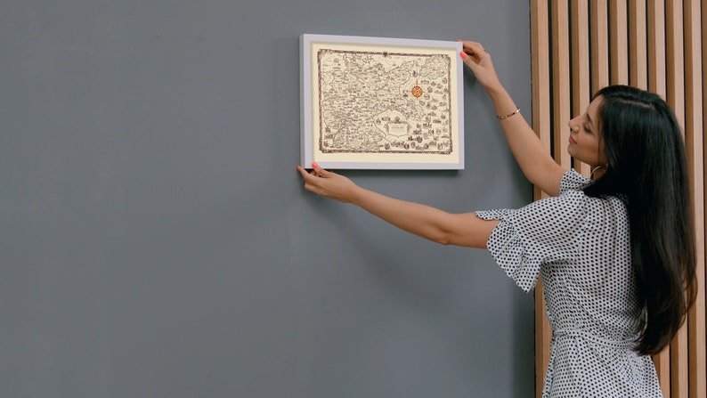 Map of Germany 1930 Germany in 1930 Vintage Wall Map Classic Wall Decor ...