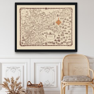 Map of Germany 1930 Germany in 1930 Vintage Wall Map Classic Wall Decor ...
