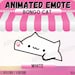 Animated Bongo Cat Emote Gif White Twitch Youtube Discord Kitten Cute ...