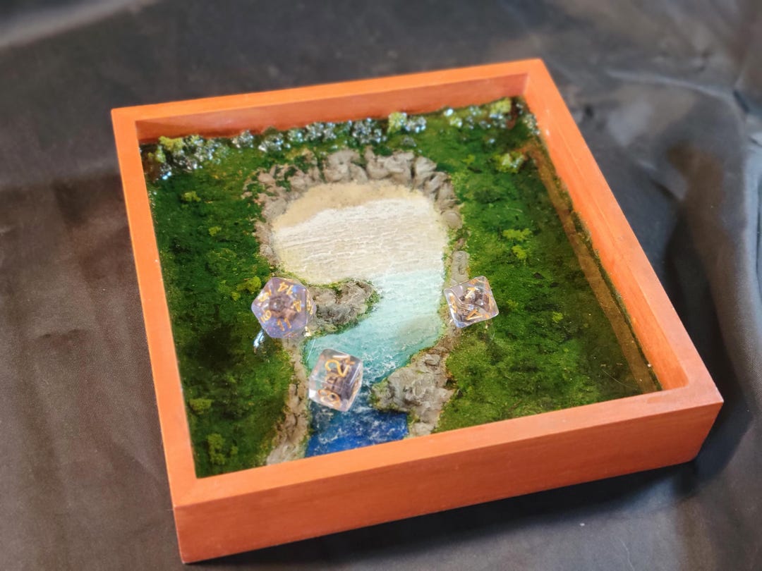 Tropical Cove Dice Tray - Etsy