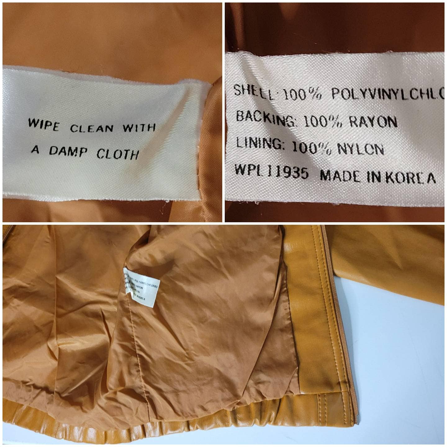 Vintage Moto Jacket 1980s Medium JC Penney's Motorcycle Bomber Mens ...