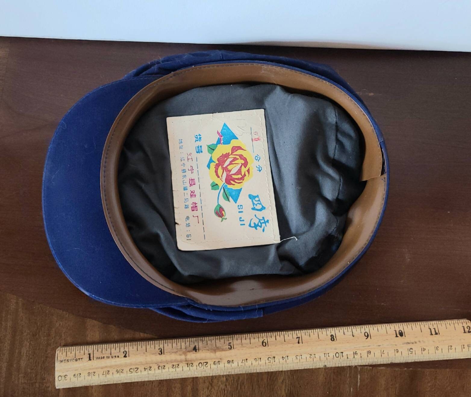 Vintage Blue Newsboy Cap Unisex Jiangning China Hat Factory Ivy Cap ...