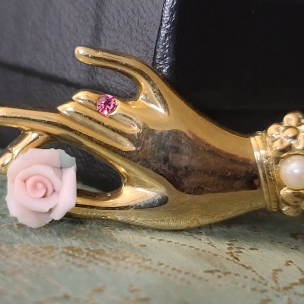Hand Brooch - Etsy