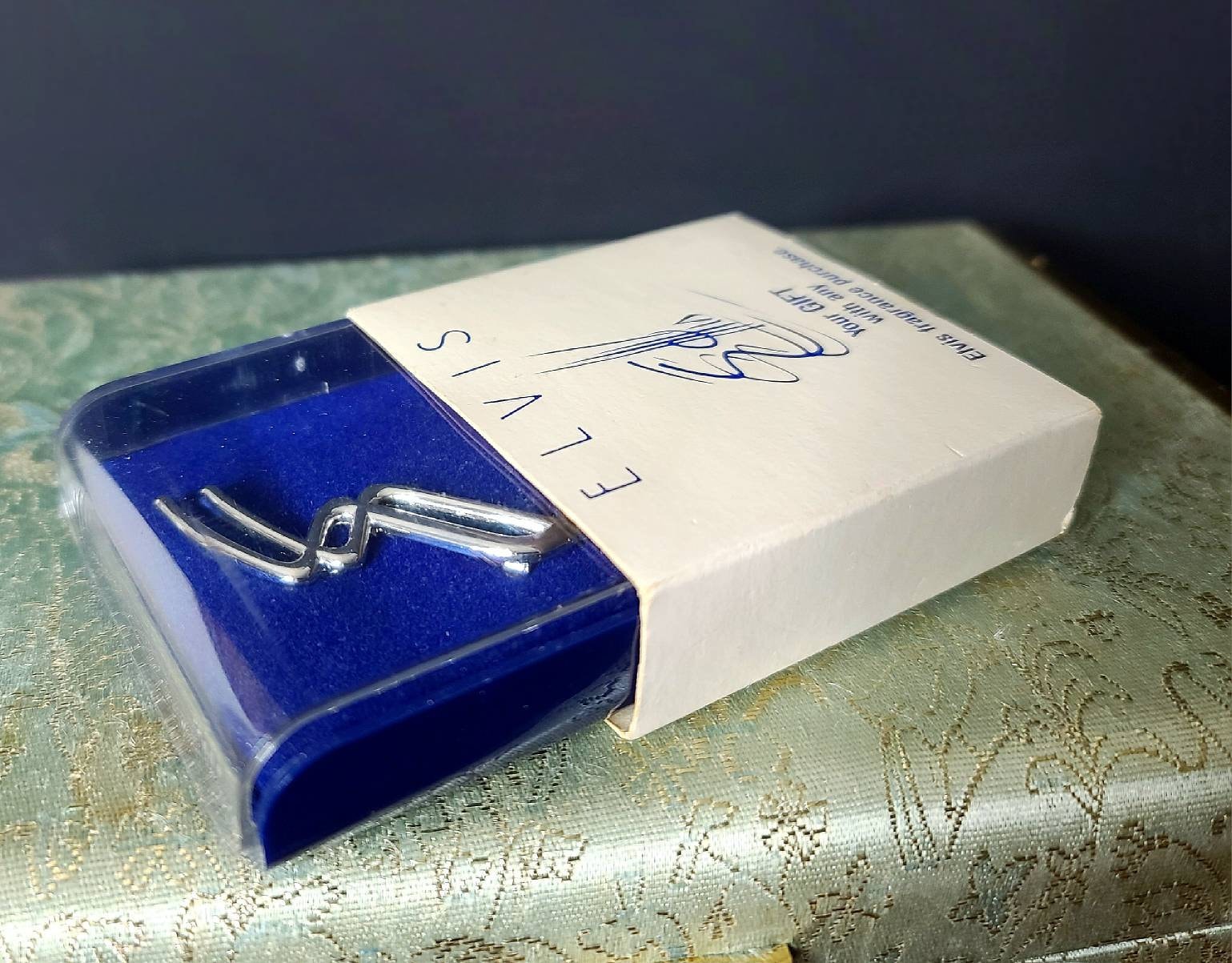 RARE Elvis Silver Tone Pin NIB in Original Box Made in USA - Etsy