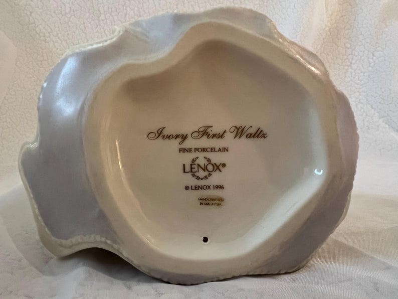 Vintage Lenox Porcelain Lady Figurine 'first Waltz' - Etsy