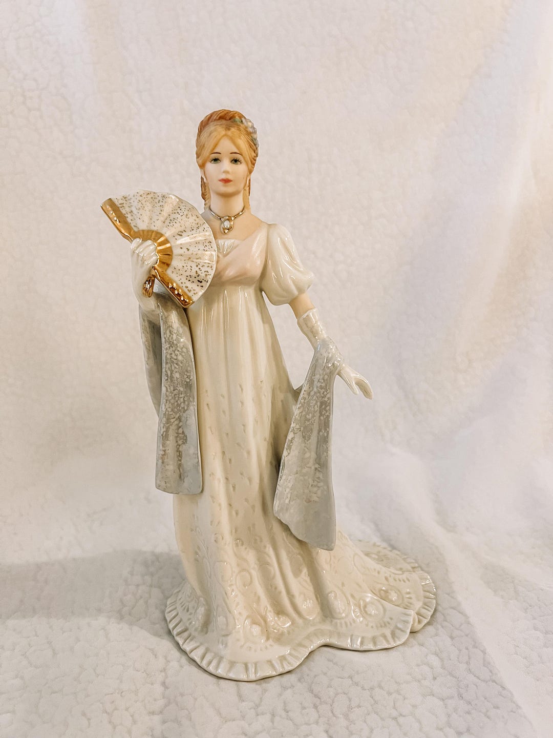 Vintage Lenox Porcelain Lady Figurine 'ivory Gala at the White House ...