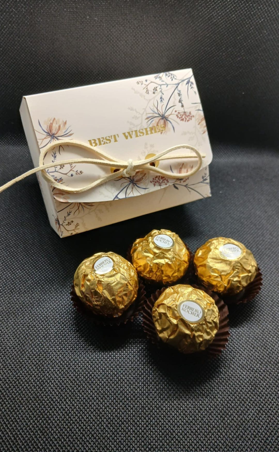 Mini Floral Chocolate Treat Box With Ferrero Rocher - Etsy