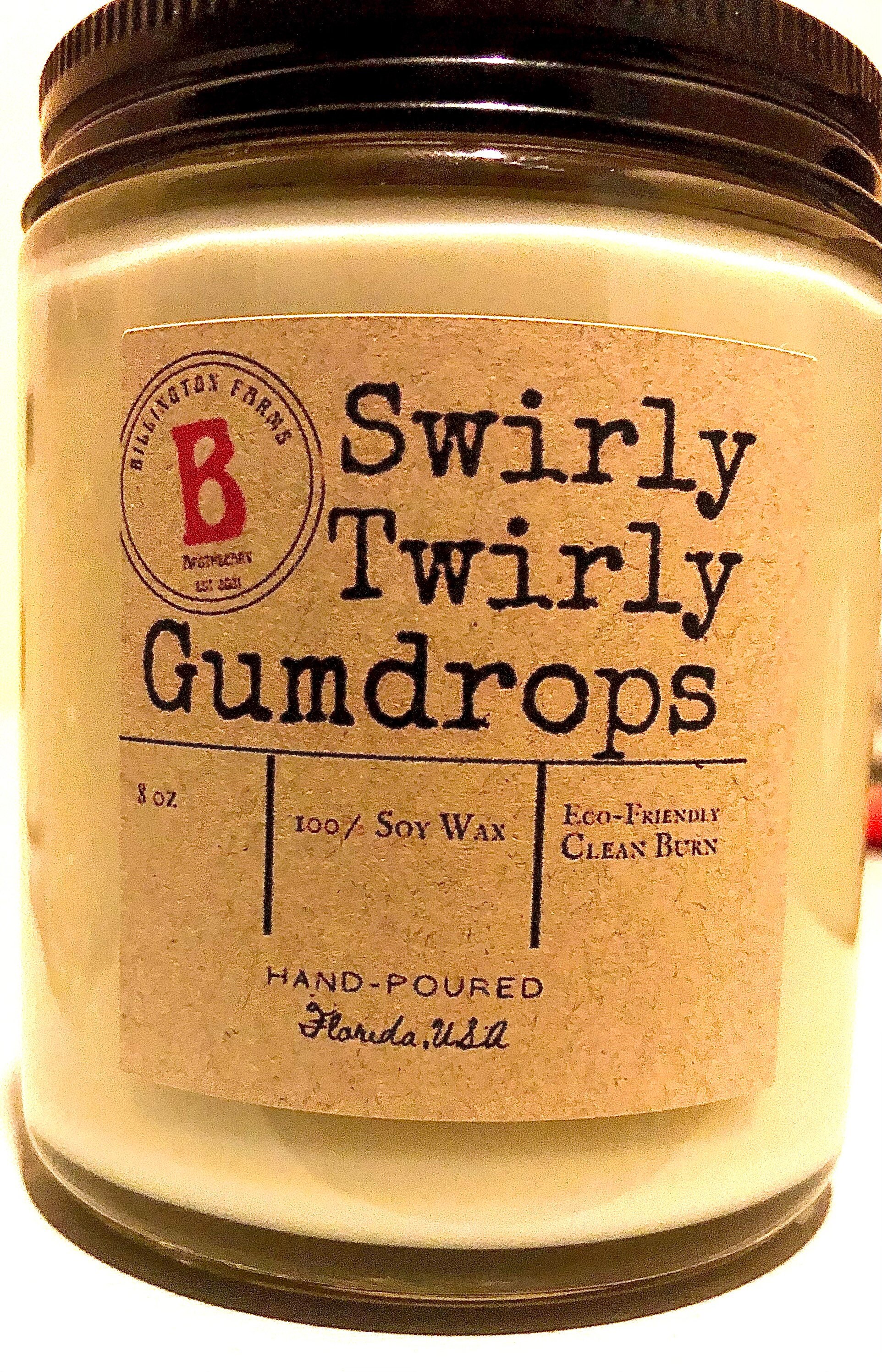 Swirly Twirly Gumdrops Buddy Elf Candle 100% Soy Wax Fruity Gumdrop ...