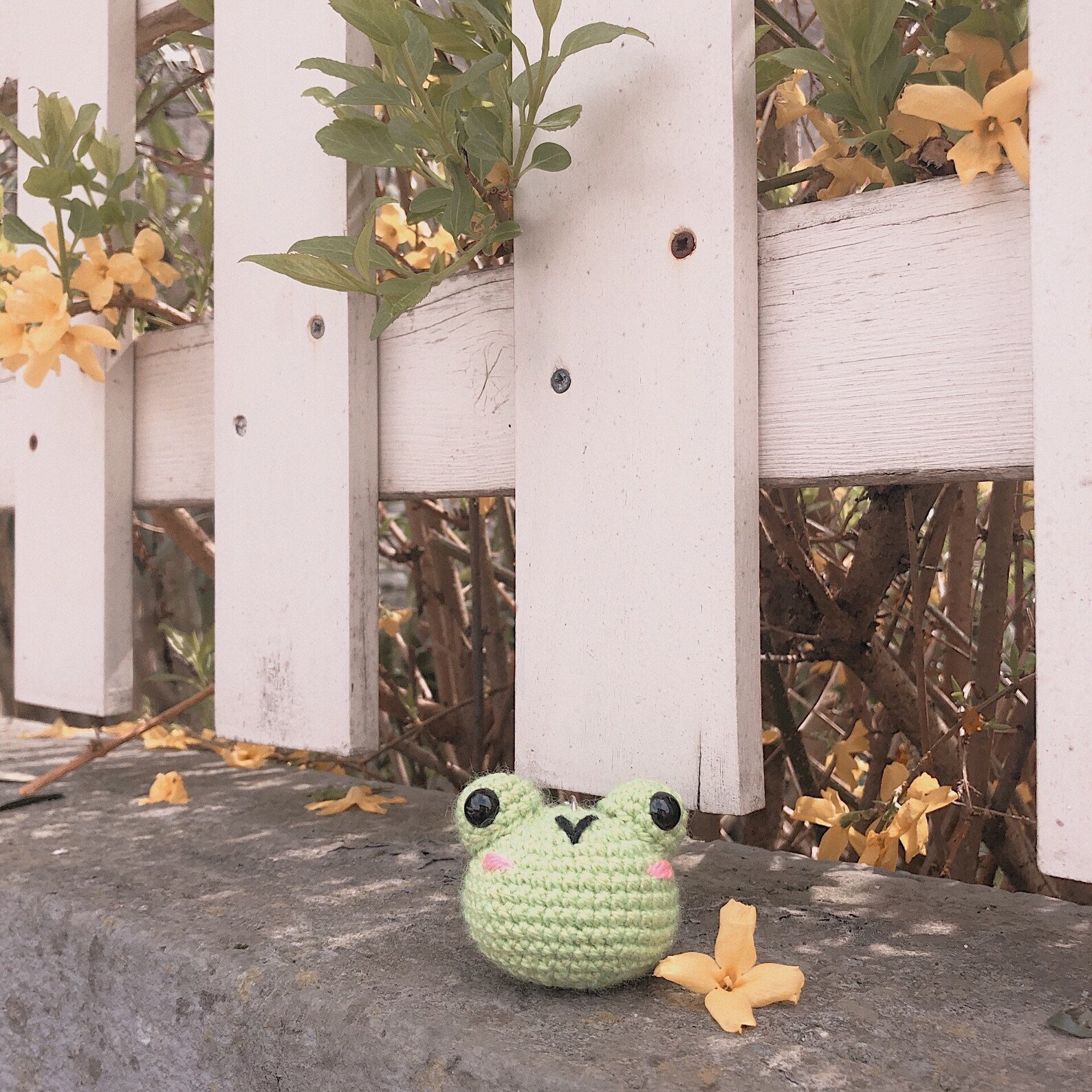 Crochet Frog Keychain - Etsy
