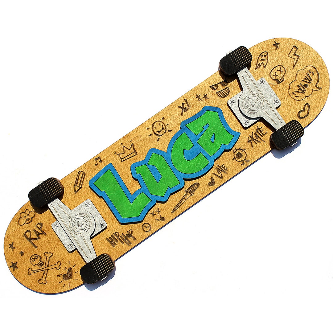 Custom Name Skateboard to Hang on the Wall - Etsy