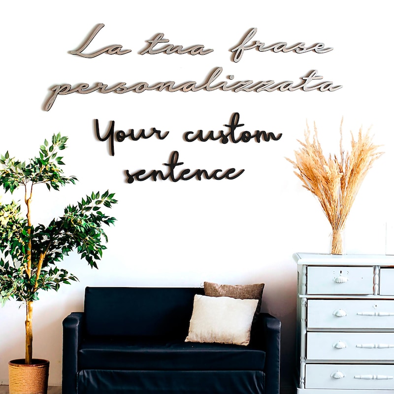 Scritte muro personalizzate - Etsy Italia