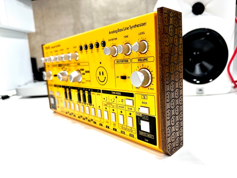 Behringer TD3 Smiley Emoji Solid Walnut Wood Ends - Etsy