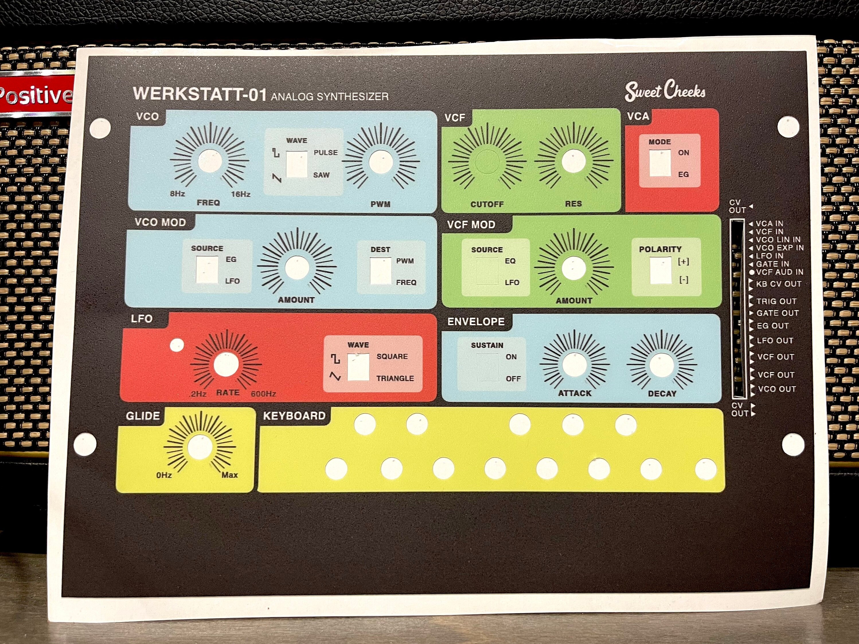 Moog Werkstatt Overlay Decal - Etsy