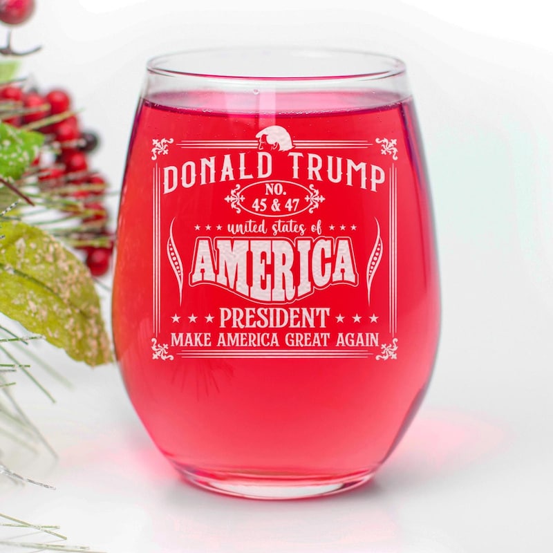 Trump Wine Glass - Etsy