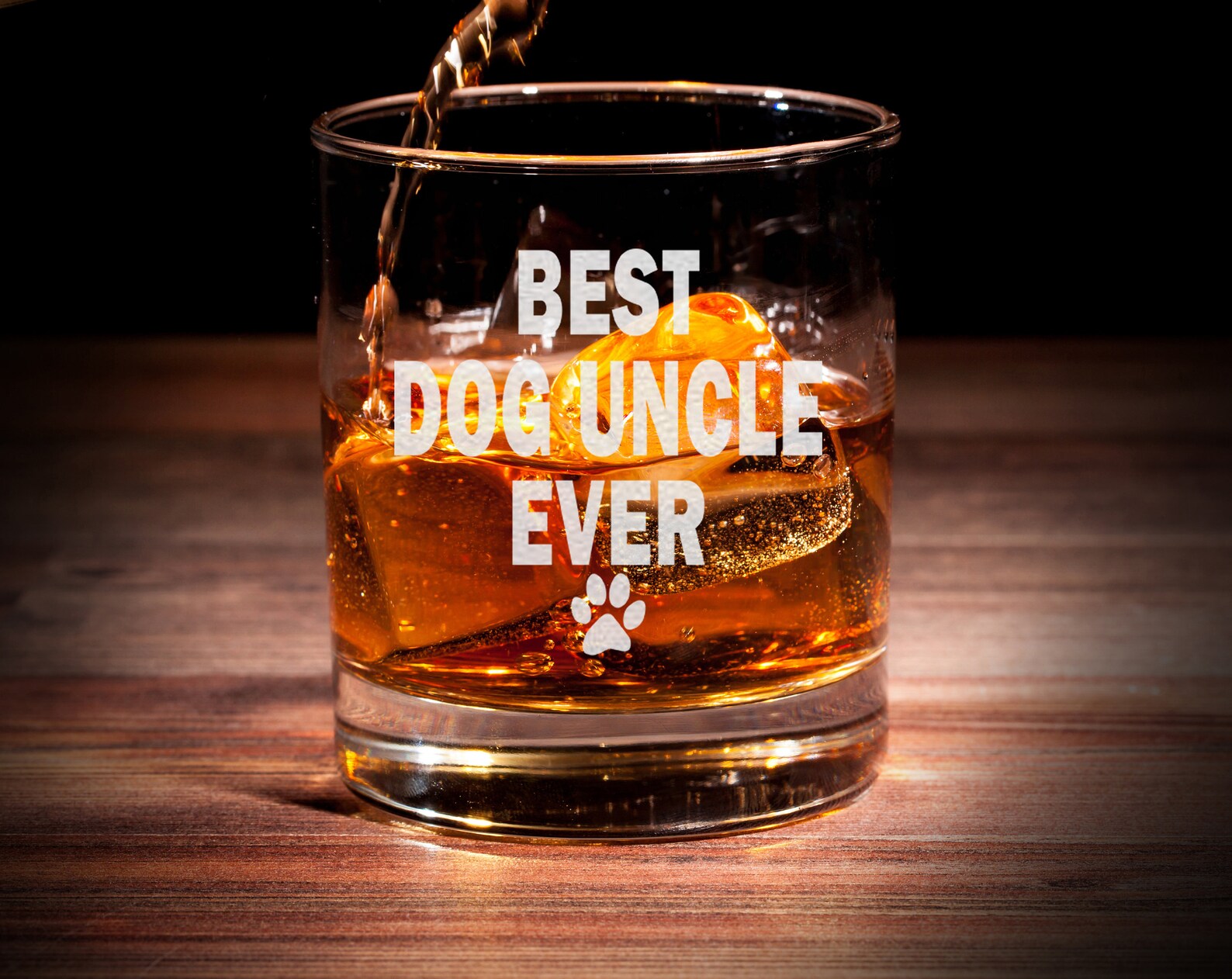 Best Dog Uncle Ever Whiskey Glass, Funny Gift for Him - Etsy