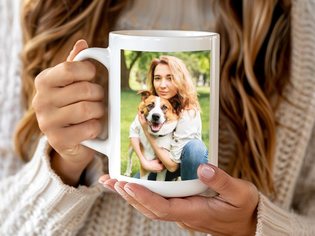 Custom Photo Mug With Text - Personalized Coffee Mug - Double-sided ...