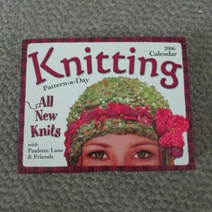 Knitting Pattern-a-day 2006 Calendar - Etsy