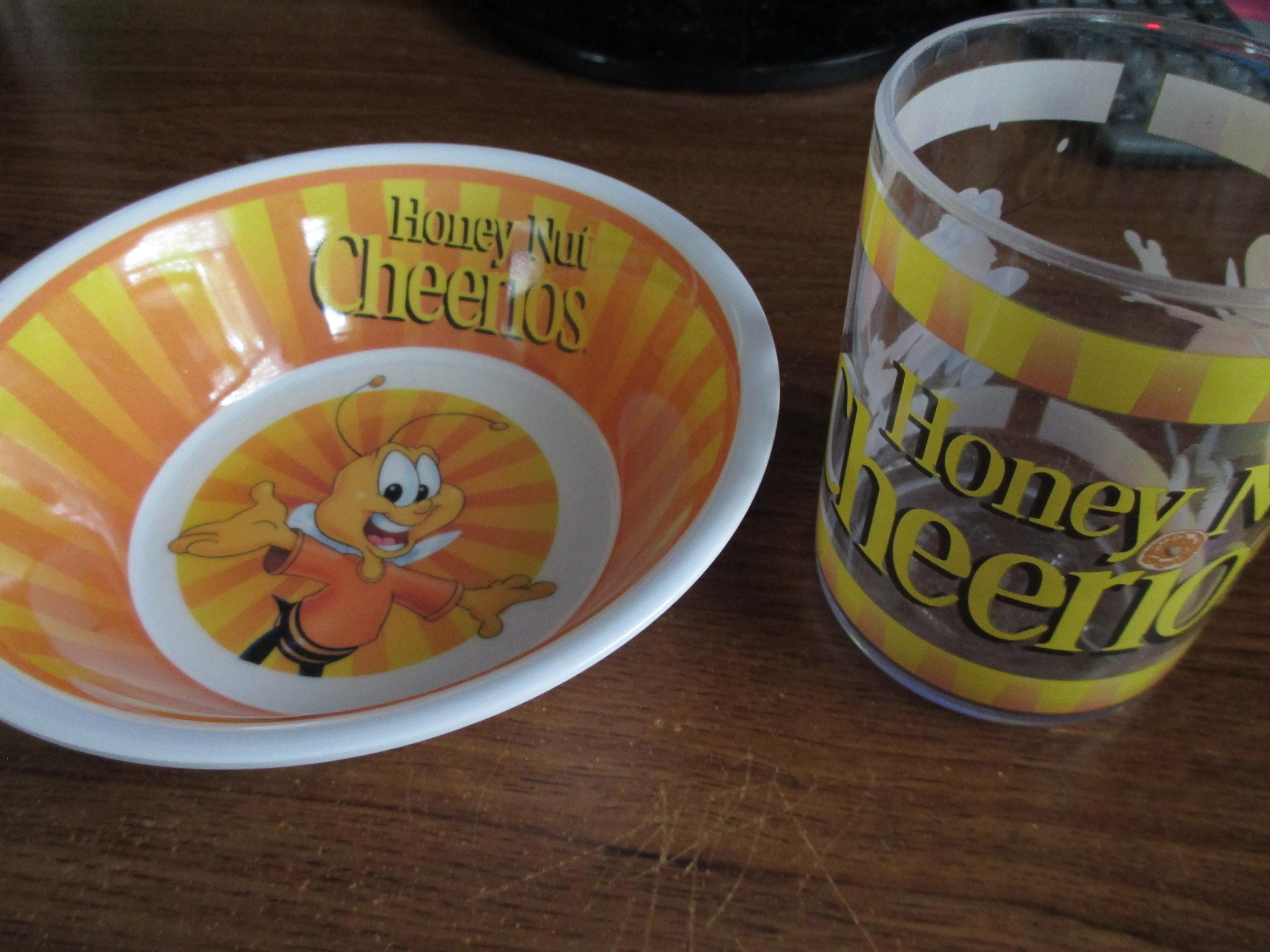 Vintage Honey Nut Cheerios Cereal Plastic Bowl and Cup - Etsy