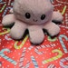Reversible Octopus Plush - Pink and Blue, Double-sided Soft Toy, Mood ...
