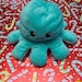 Reversible Octopus Plush - Pink and Blue, Double-sided Soft Toy, Mood ...