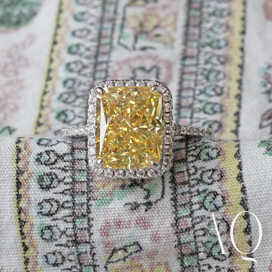 Gorgeous Sunny Yellow Ring. 11 Colors. Sterling Silver 925 - Etsy