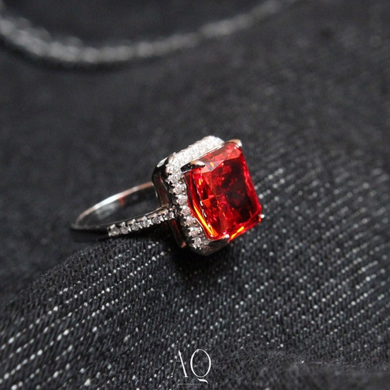 Gorgeous Hot Lava Ring. 11 Colors. Sterling Silver 925 Ring - Etsy