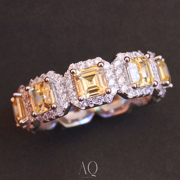 Yellow Stone Ring - Etsy