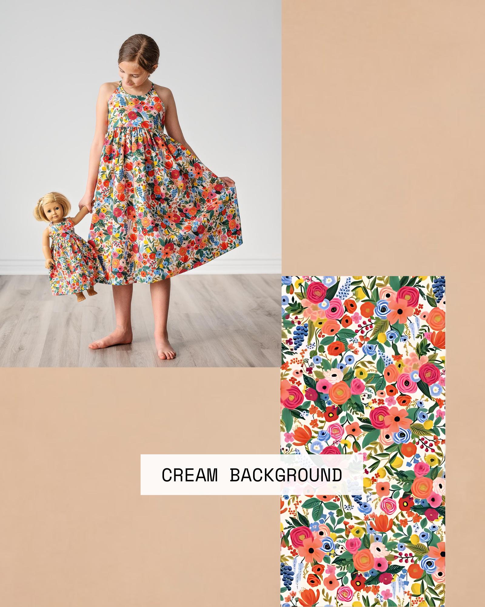 Girl and Doll Matching Strappy Sundress • Girls Rifle Paper Co Floral ...