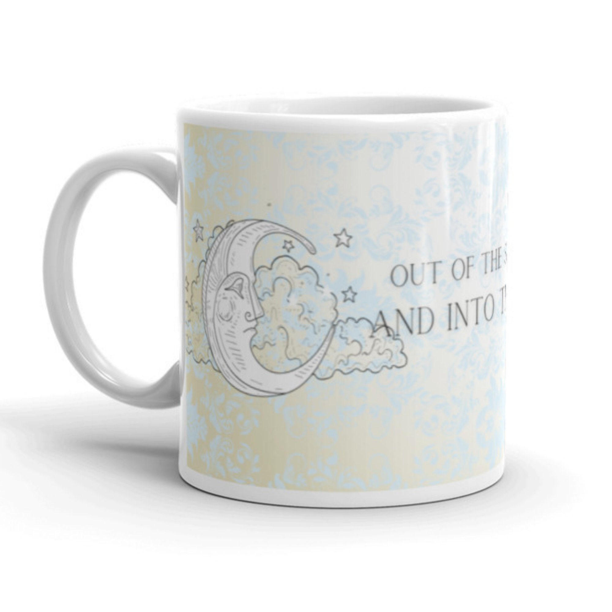 Celestial Sun and Moon Mug Cosmic Moon Mug Mystical Coffee - Etsy