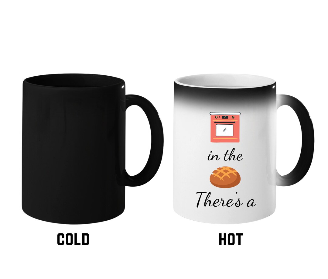Pregnancy Reveal Color Changing Mug, Baby Reveal Mug, Baby Announcement ...