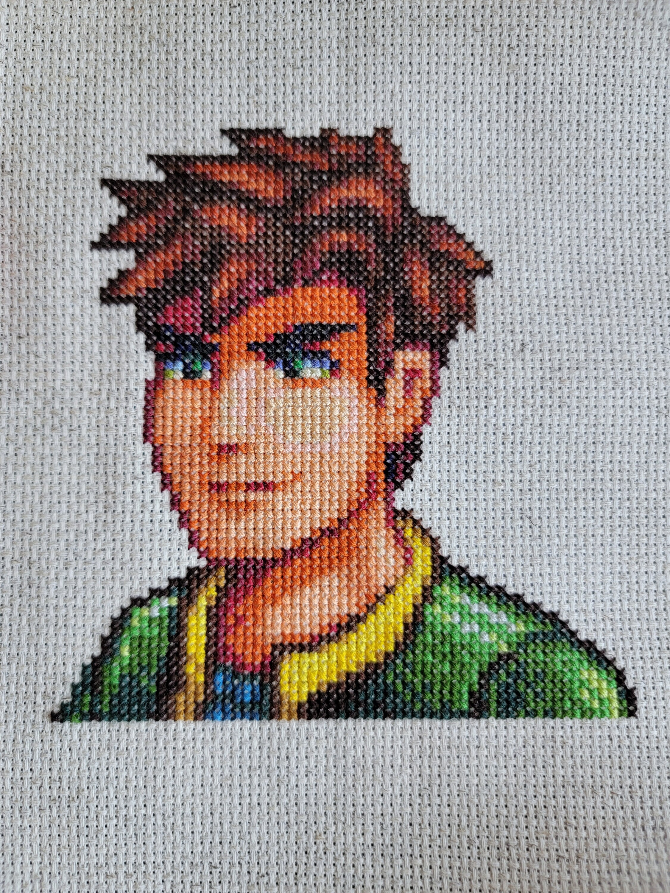 Cross Stitch Alex Portrait Pattern Stardew Valley - Digital Download ...