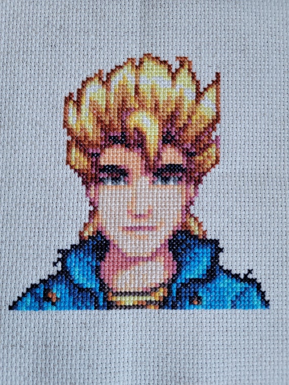 Cross Stitch Sam Portrait Pattern Stardew Valley Digital - Etsy