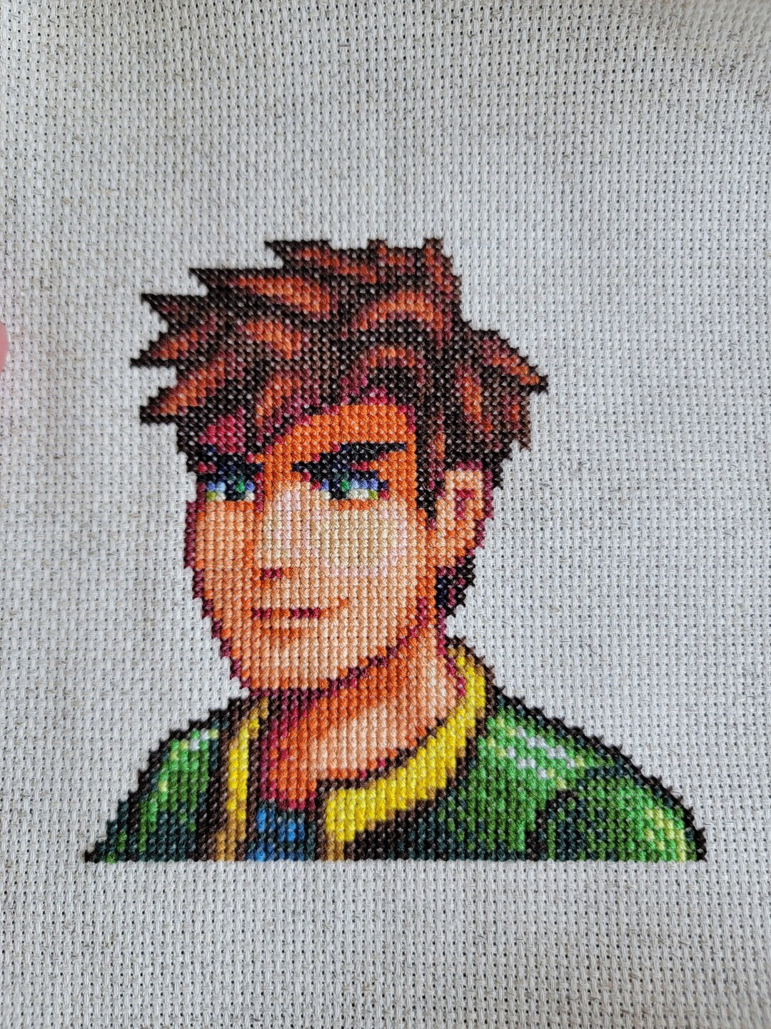 Cross Stitch Alex Portrait Pattern Stardew Valley - Digital Download ...