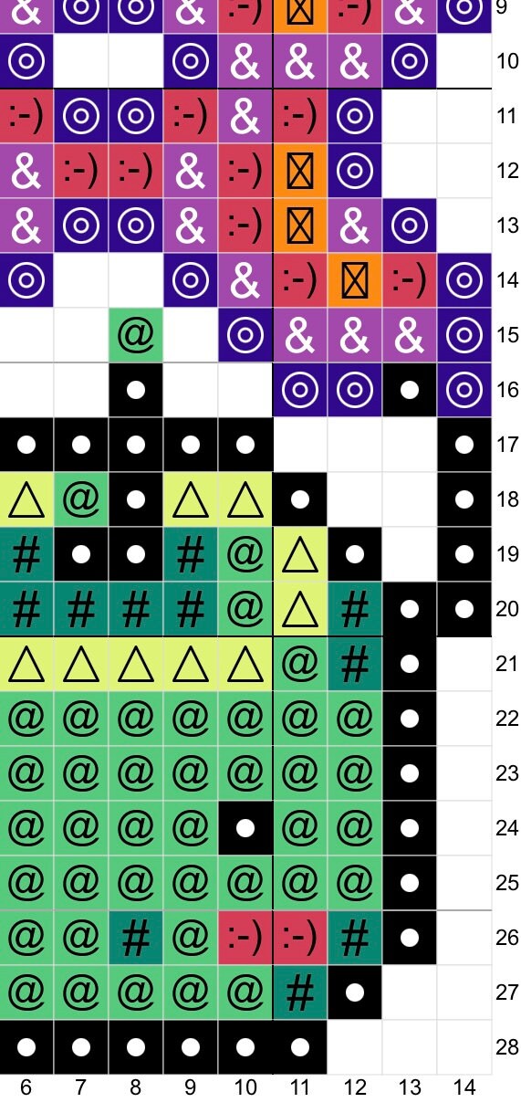 Cross-stitch Junimo Pattern Stardew Valley Digital Download - Etsy