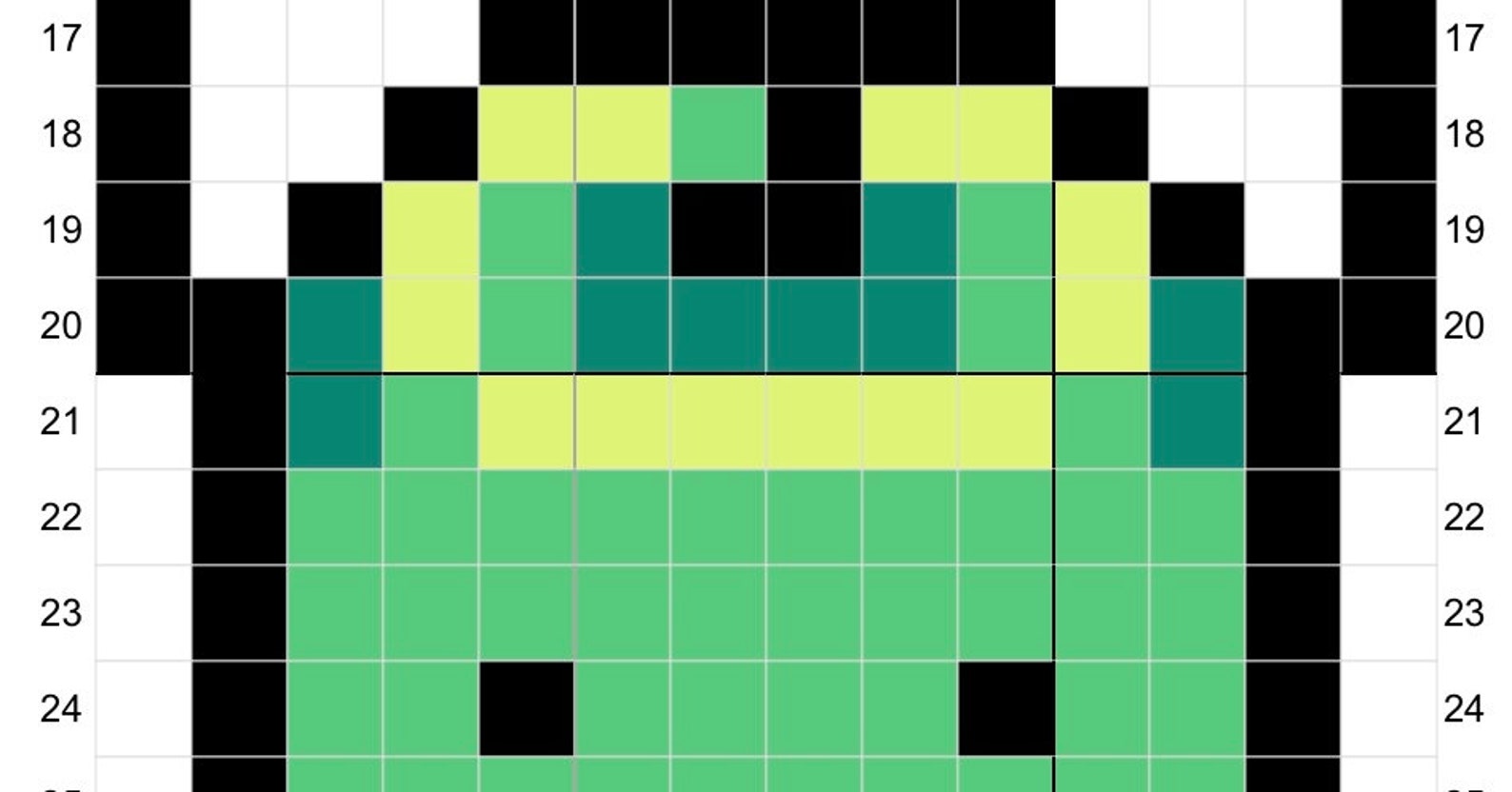 Cross-stitch Junimo Pattern Stardew Valley Digital Download - Etsy