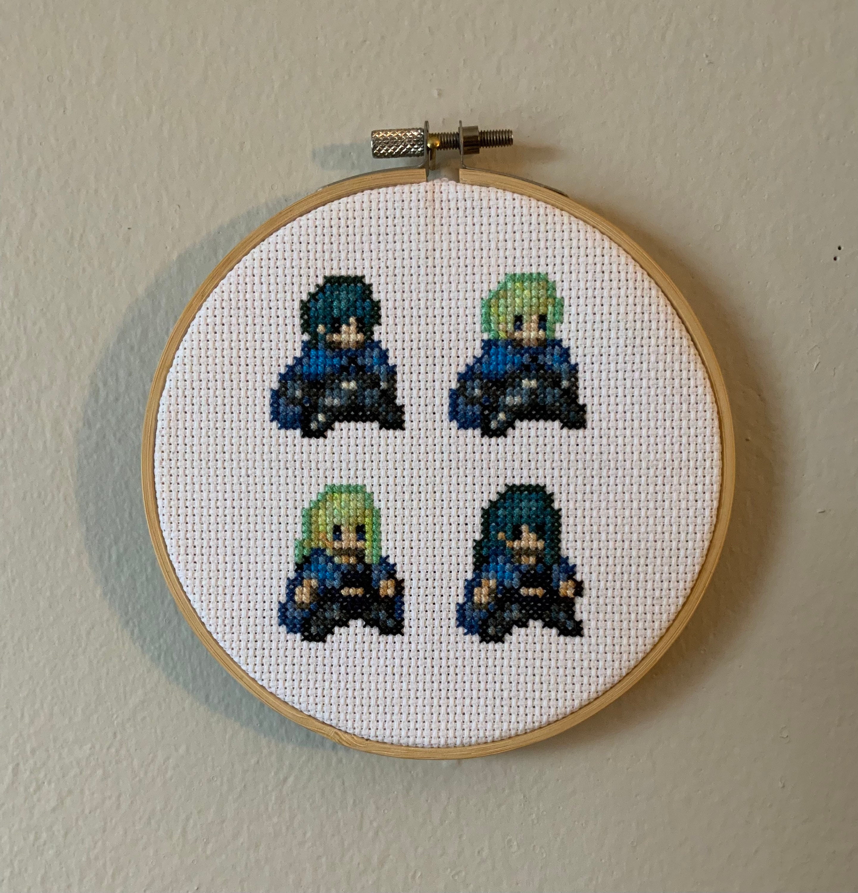 Cross-stitch Byleth Pattern Fire Emblem: Three Houses - Etsy