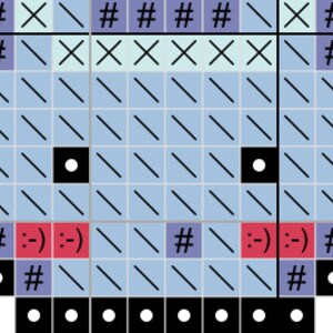 Cross-stich Junimo Pattern- Blue- Stardew Valley Digital Download PDF ...