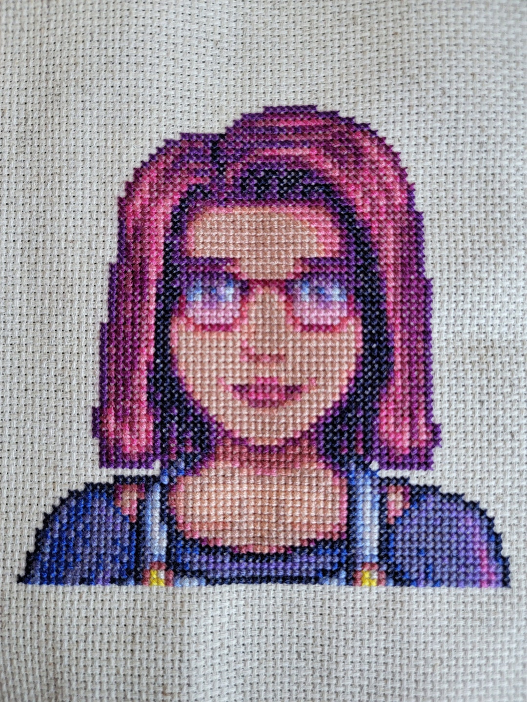 Cross Stitch Maru Portrait Pattern Stardew Valley - Digital Download ...