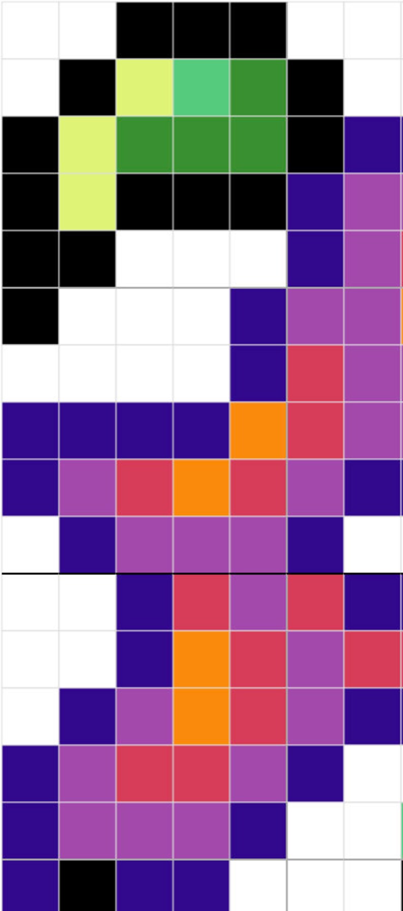 Cross-stitch Junimo Pattern Stardew Valley Digital Download - Etsy