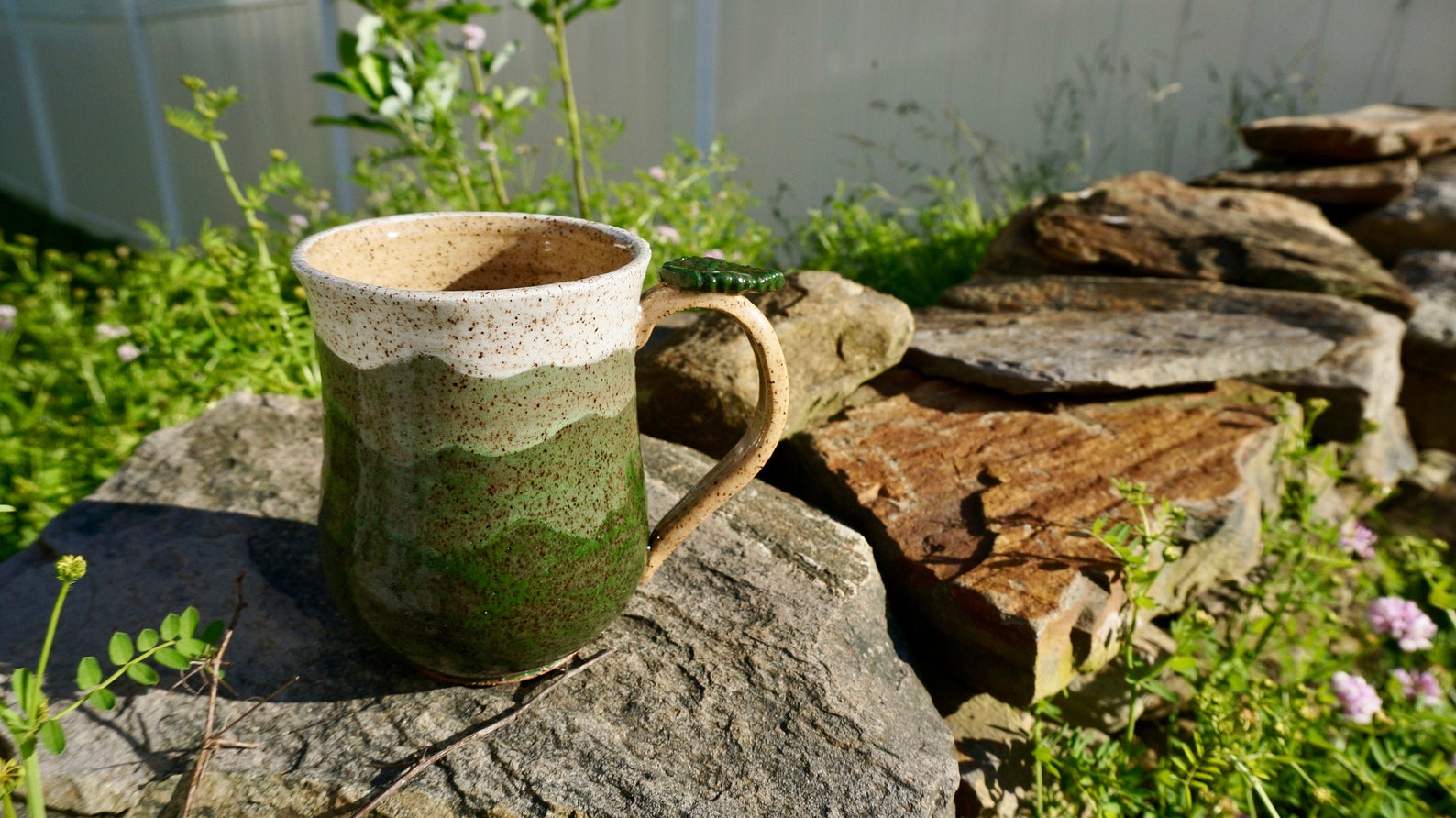 White Mountains Mug Handmade Pottery - Etsy