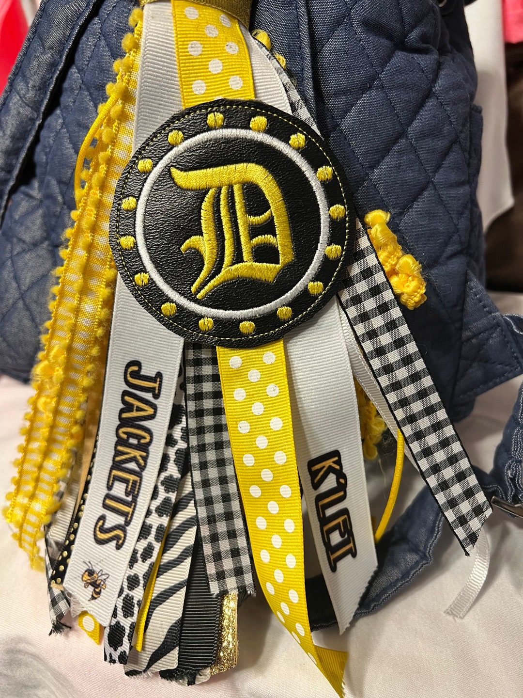 Bag Tag for School Spirit Gift for Friend Gift for Mom - Etsy