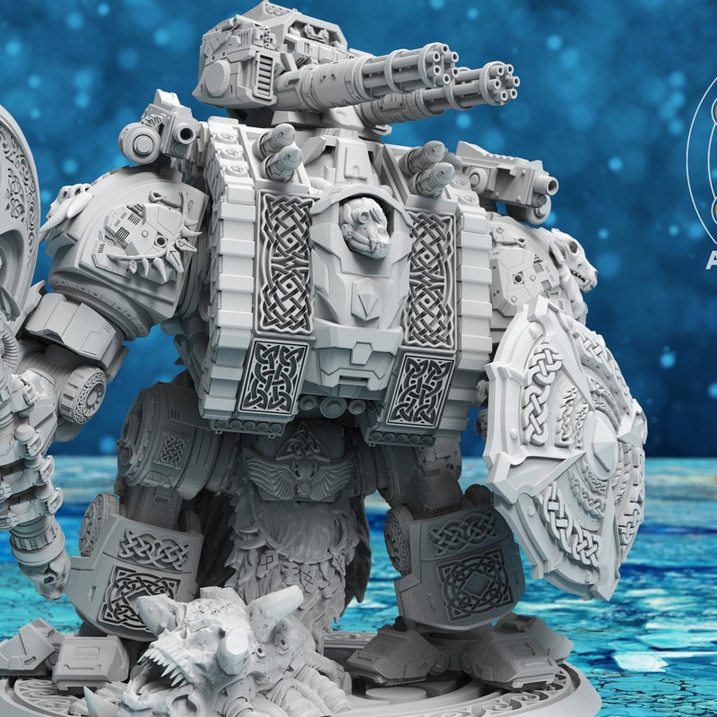 Space Wolf Stl - Etsy