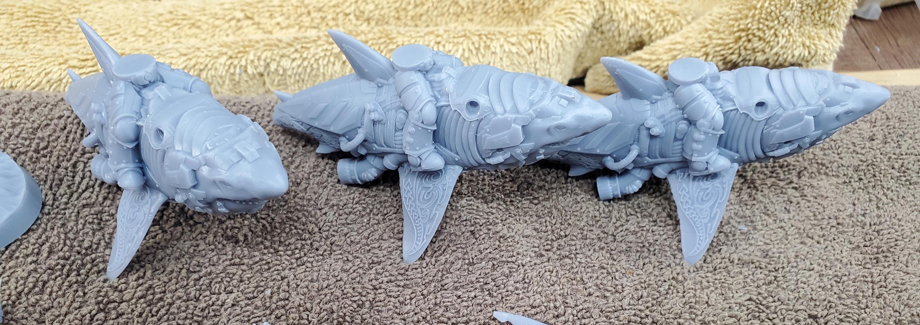 Wai Toa Shark Riders (3-unit Set) by Atlan Forge - Etsy