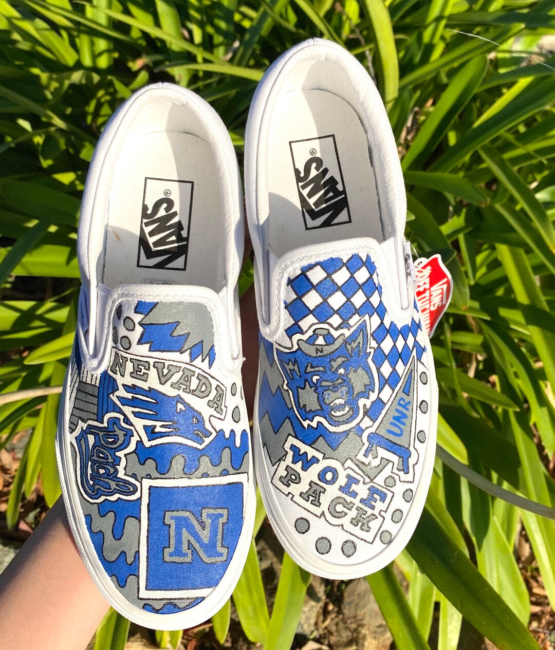 Reno UNR Custom Vans Shoes - Etsy