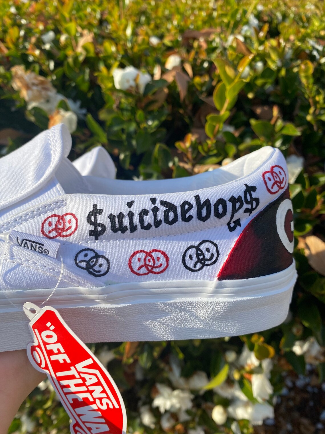 Custom Skeleton SB Vans - Etsy